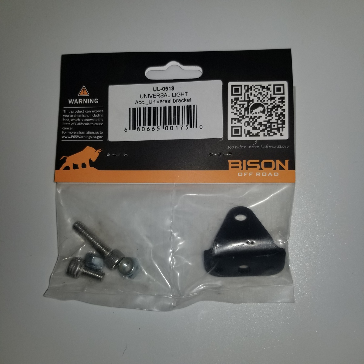 YAK! Universal GoPro style Light Mount Kit Single Mount - Bison Off Road